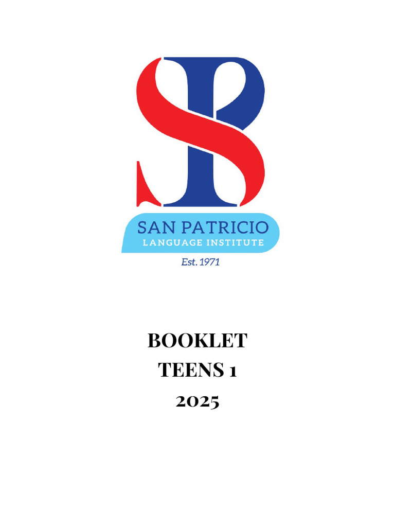 Booklet - Teens 1 | PDF