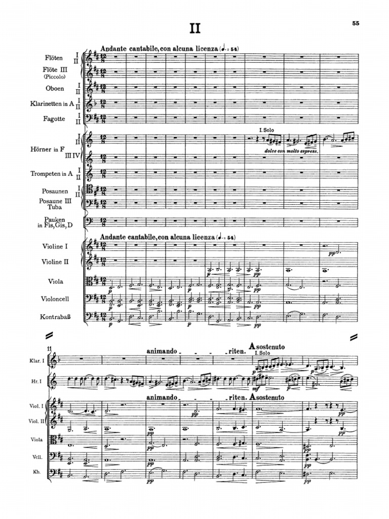 Tchaikovsky Symphony 5 Score | PDF