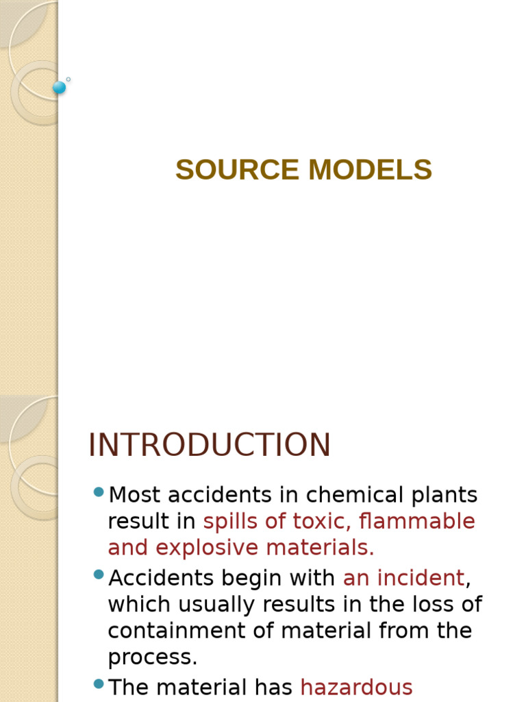 Chemical Plant Source Models Overview | PDF | Fluid Dynamics | Liquids