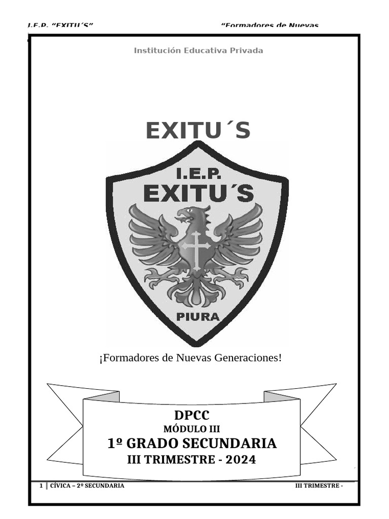 Módulo de DPCC 1A | PDF | Derechos de los niños | Derechos humanos