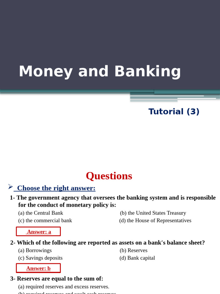 Monetary Base and Banking Fundamentals | PDF | Banks | Central Banks