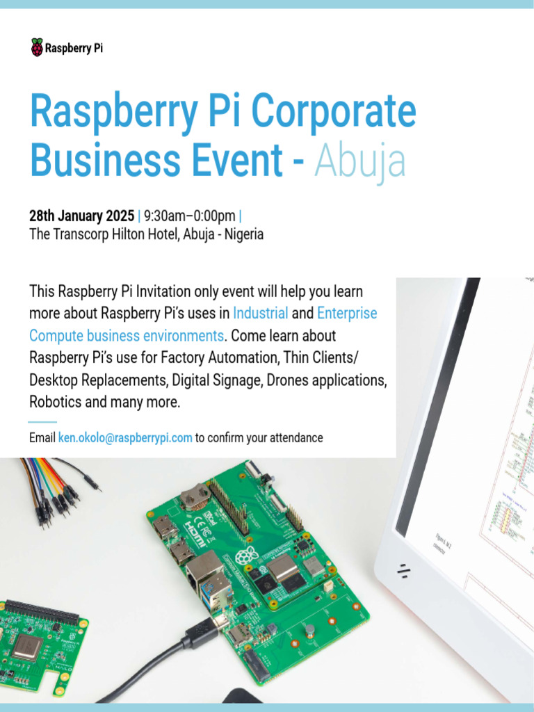Raspberry Pi Business Event in Lagos & Abuja_Draft Design | PDF