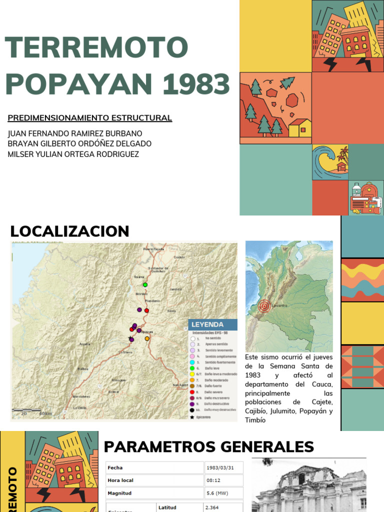 Sismo Popayan 1983 | PDF | Temblores | Peligros geológicos