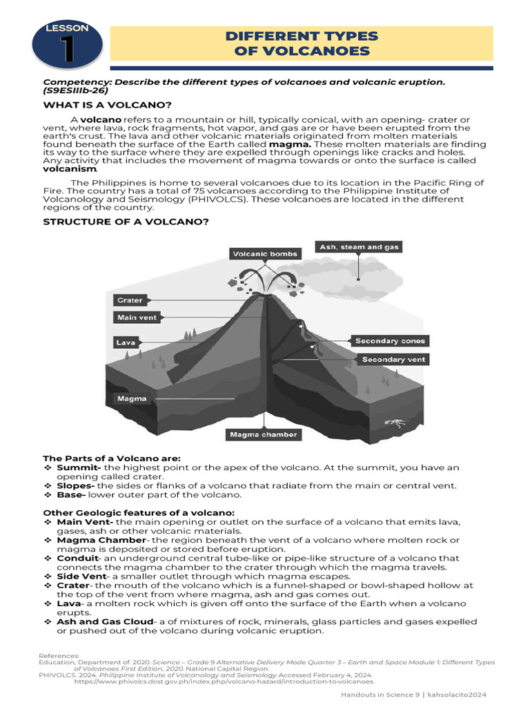 handouts-volcanoes | PDF