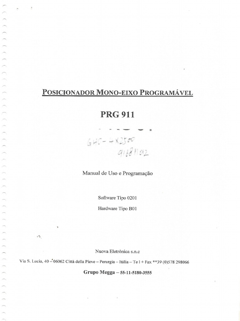 Comando PRG 911 | PDF
