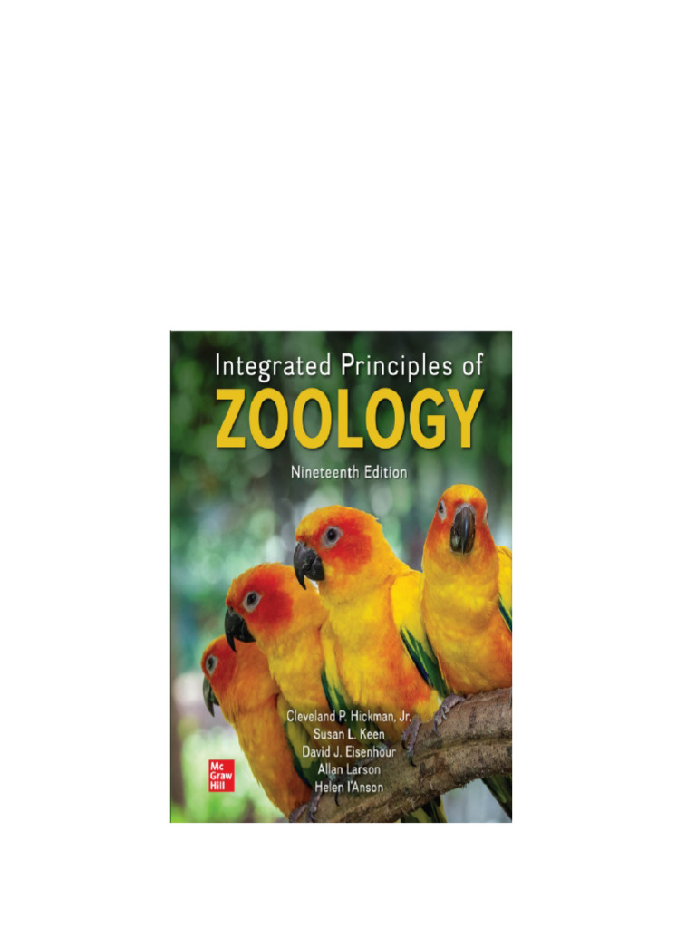 Integrated Principles of Zoology 19th Edition Cleveland P. Hickman (JR.) - Ebook PDF PDF ...