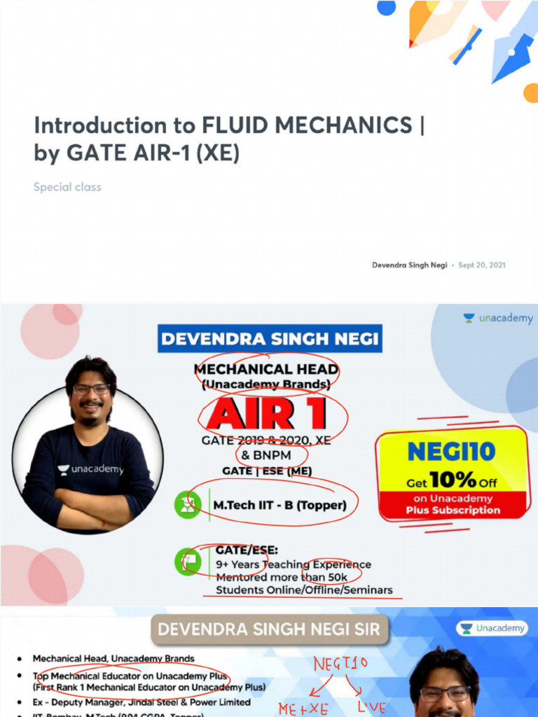 Introduction_to_FLUID_MECHANICS__by_GATE_AIR1_XE_with_anno | PDF