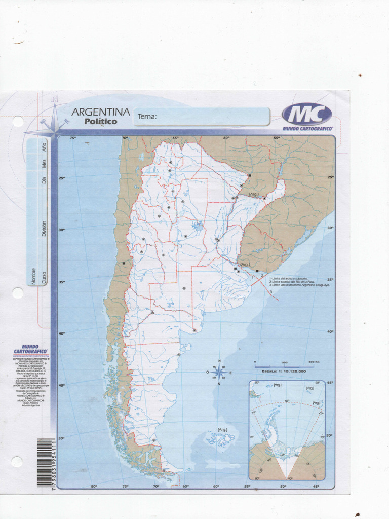 Mapa Argentina | PDF