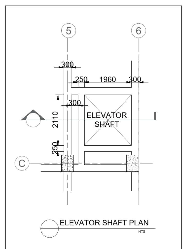 Elevator Shaft As Built Plan | PDF