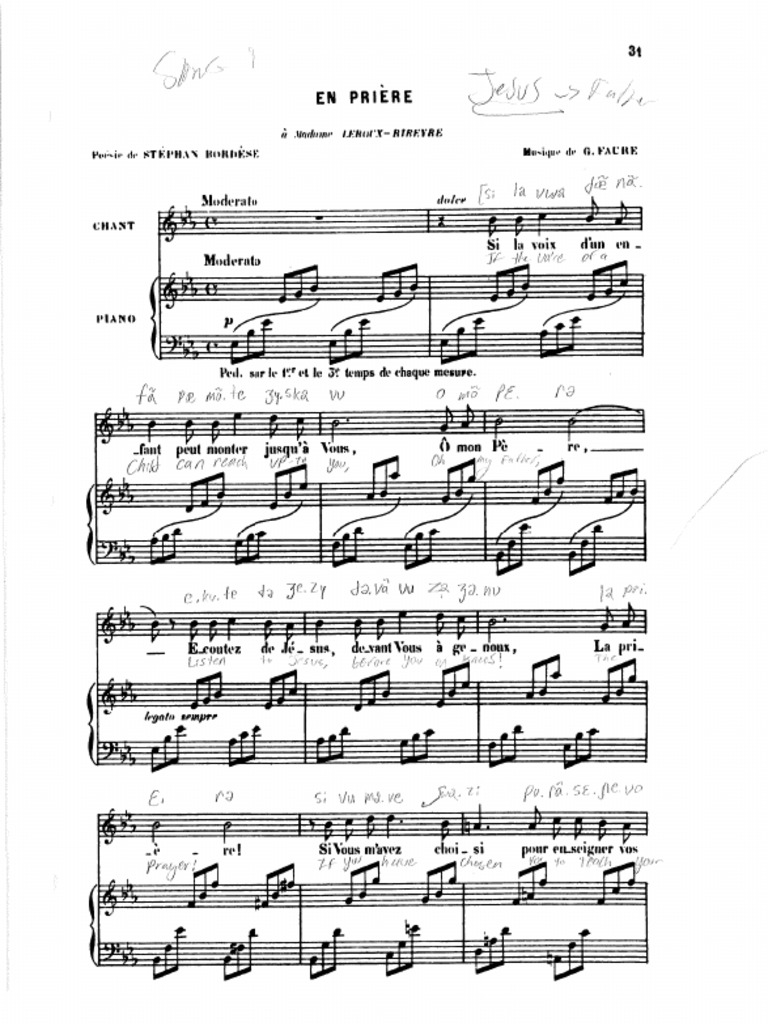 En Priere | PDF