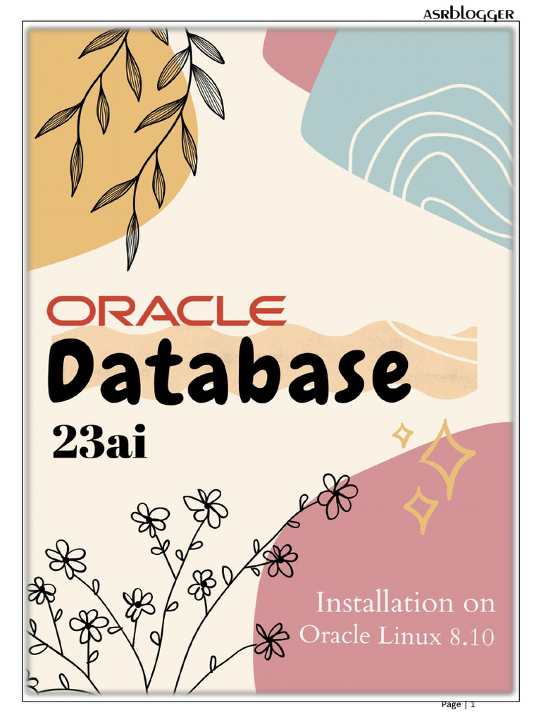 Oracle 23ai Install Linux | PDF | Databases | Operating System