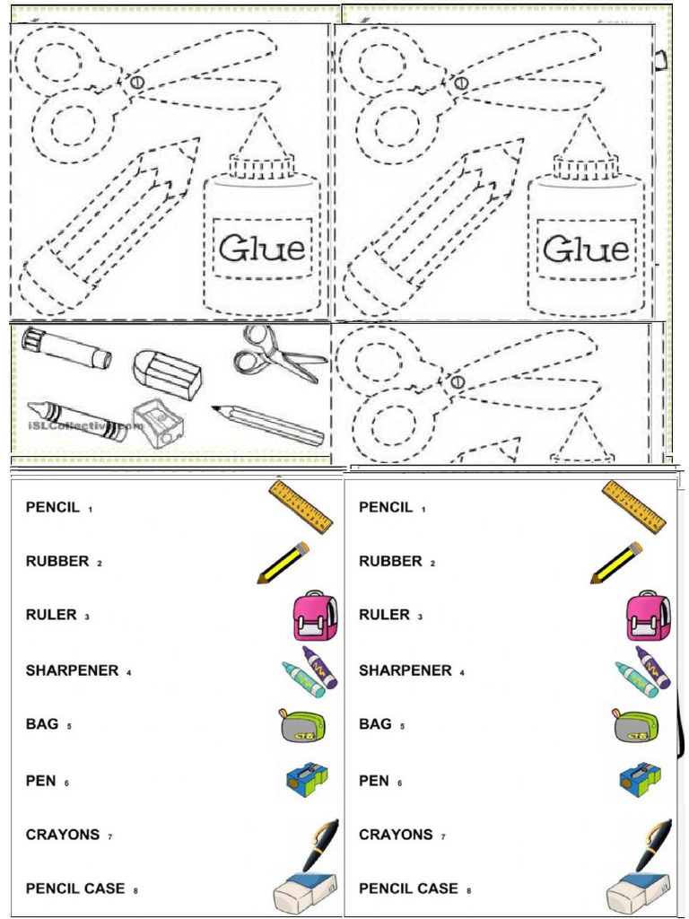 Classroom Objects Primer Grado | PDF