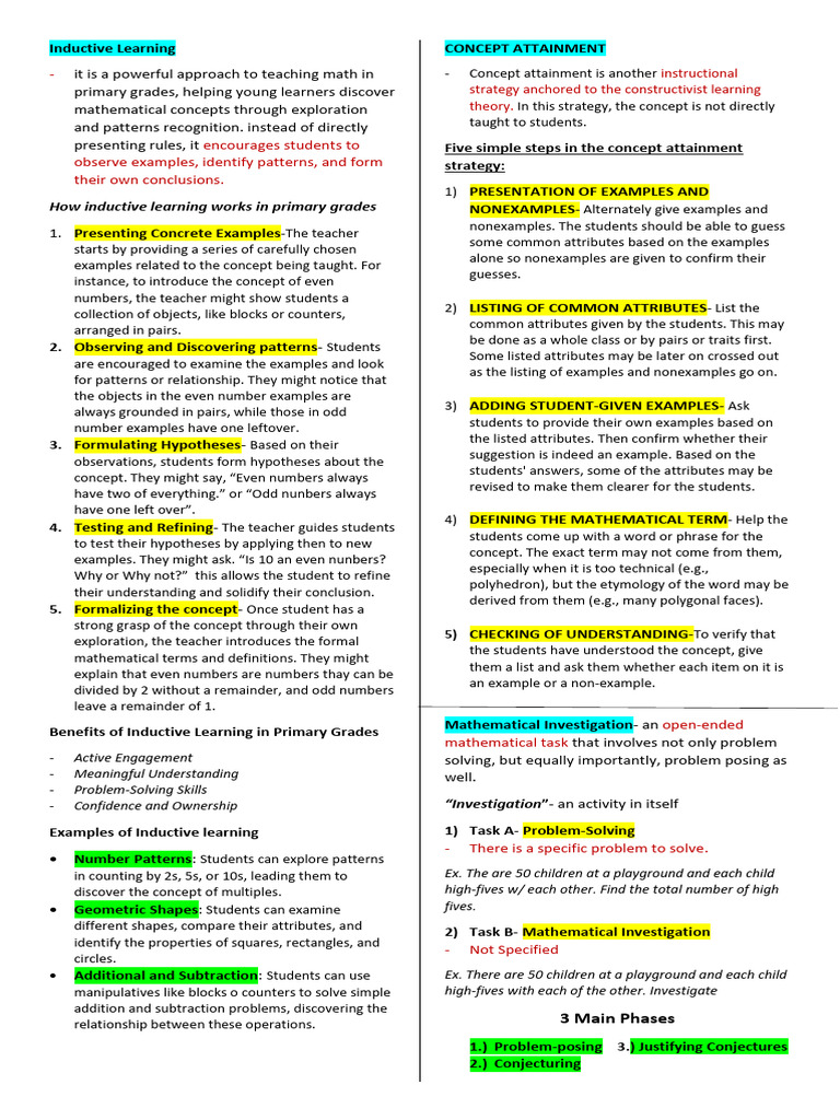 MC Math Reviewer - Midterm | PDF | Mathematics | Learning