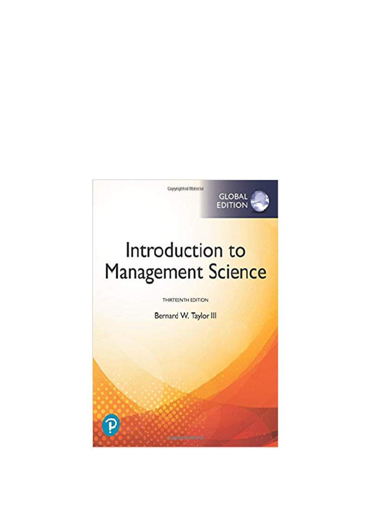 1127 (Ebook PDF) Introduction To Management Science, 13th Global Edition PDF Download | PDF ...