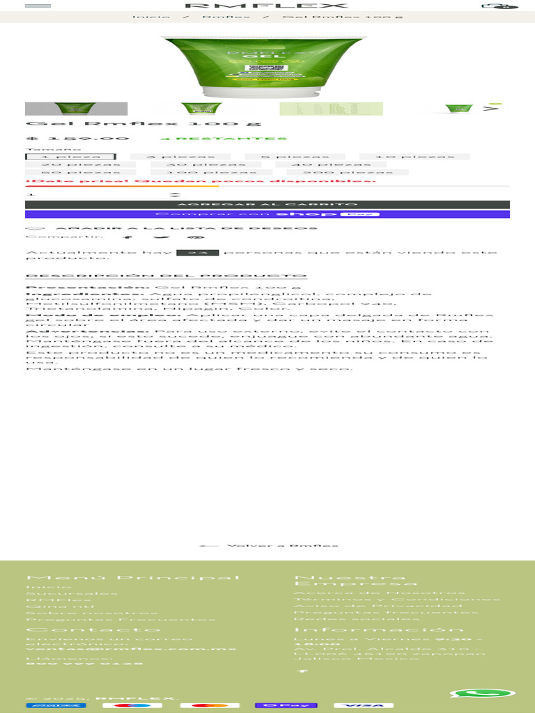 Gel Rmflex 100 G - RMFLEX | PDF
