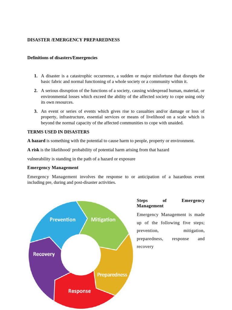 Emergency Preparedness Essentials | PDF | Emergency Management | Emergency