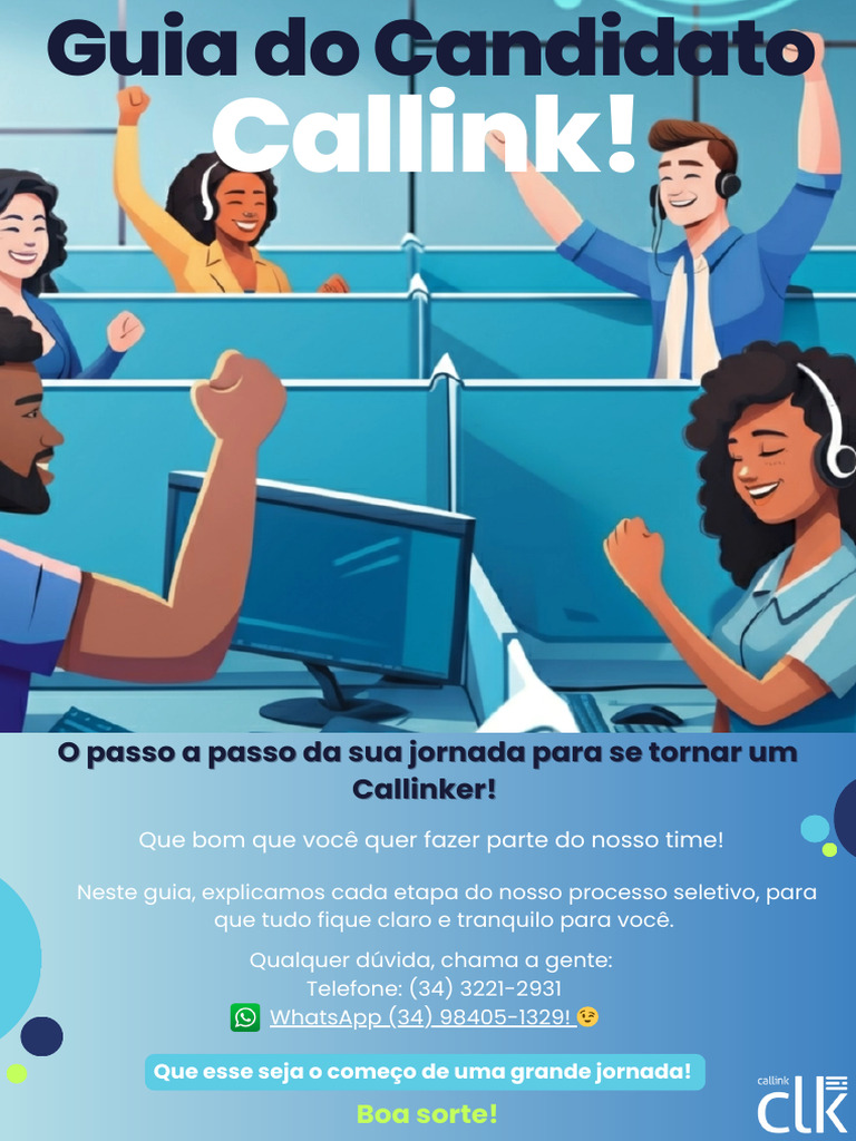 Guia do Candidato - Callink 13_03 | PDF | Aplicativo para celular