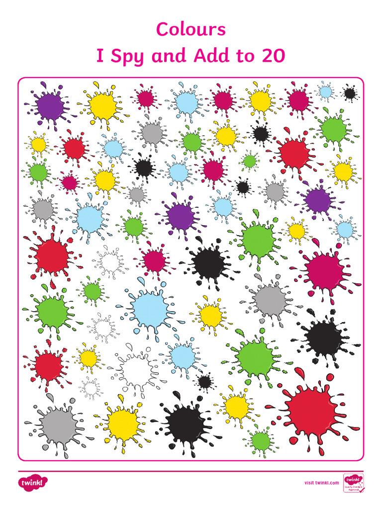 Colours I Spy and Add To 20 | PDF