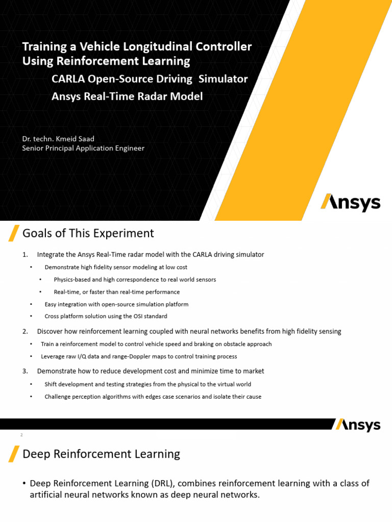 Integrating Ansys Radar with CARLA Simulator | PDF | Simulation | Osi Model