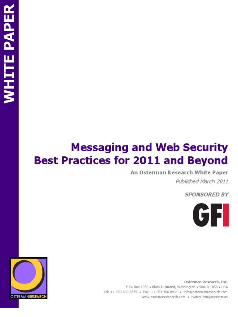 Messaging And Web Security Pdf Malware Cloud Computing