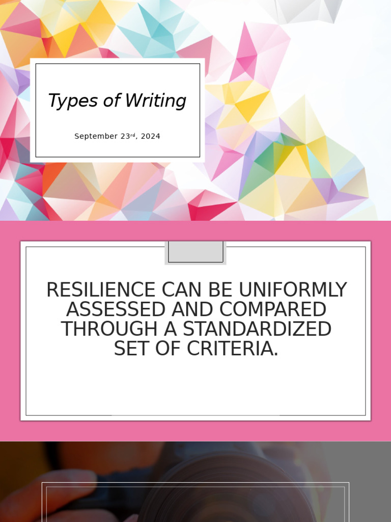 Lesson 2 Types of Writing | PDF
