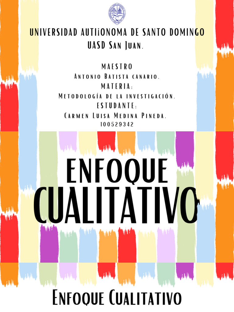 Enfoques Cualitativo y El Enfoque Mixto | PDF