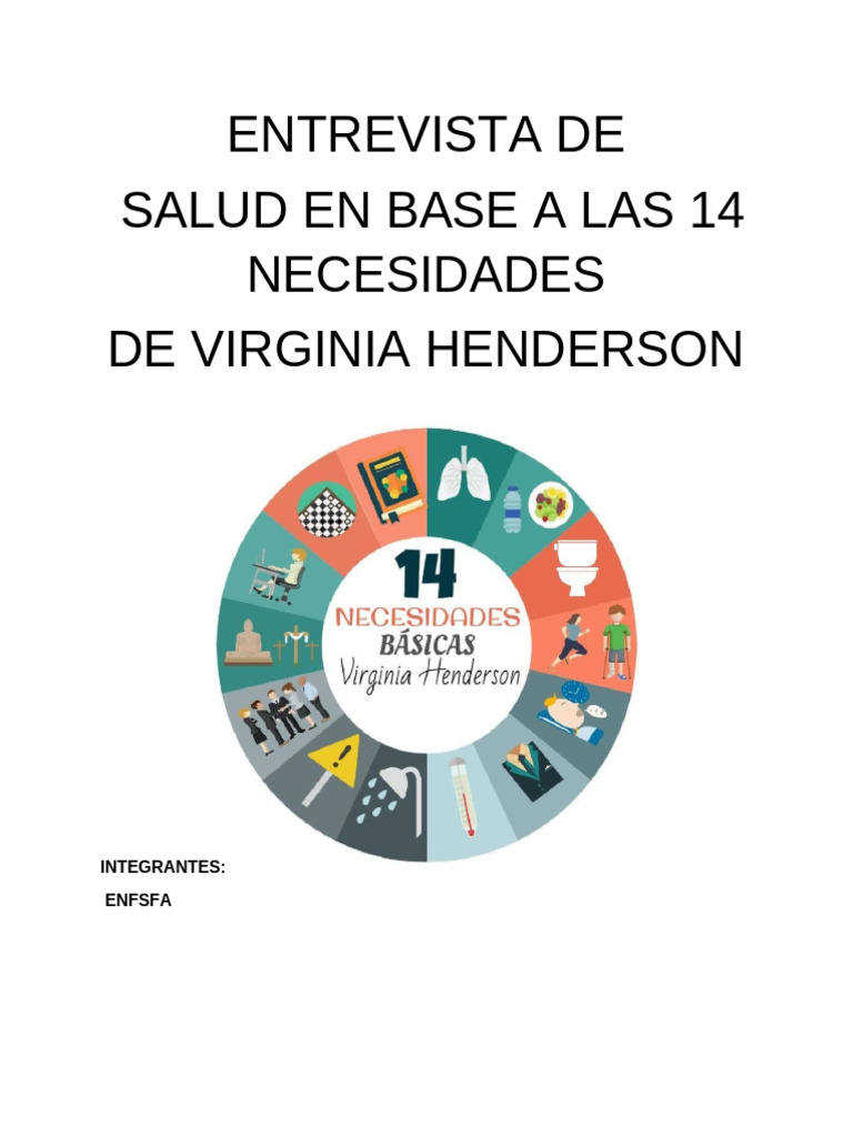 14 NECESIDADES 2 Subir | PDF | Dormir | Estreñimiento