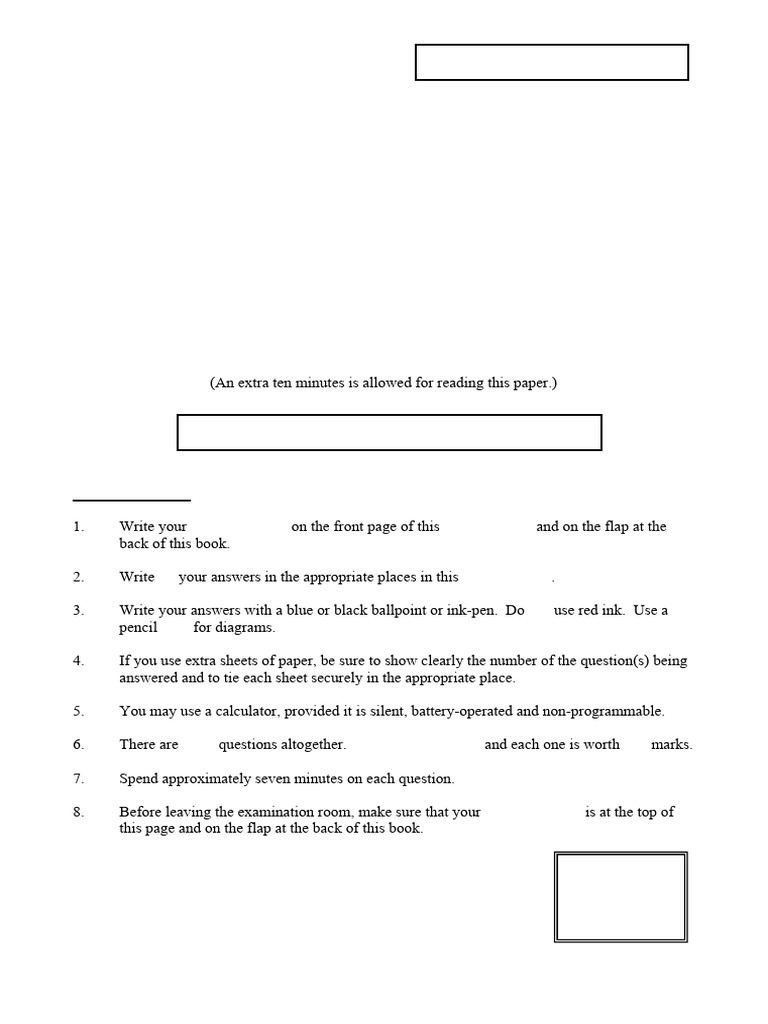 Fiji 2008 Physics Exam Paper 2 | PDF | Pendulum | Resonance