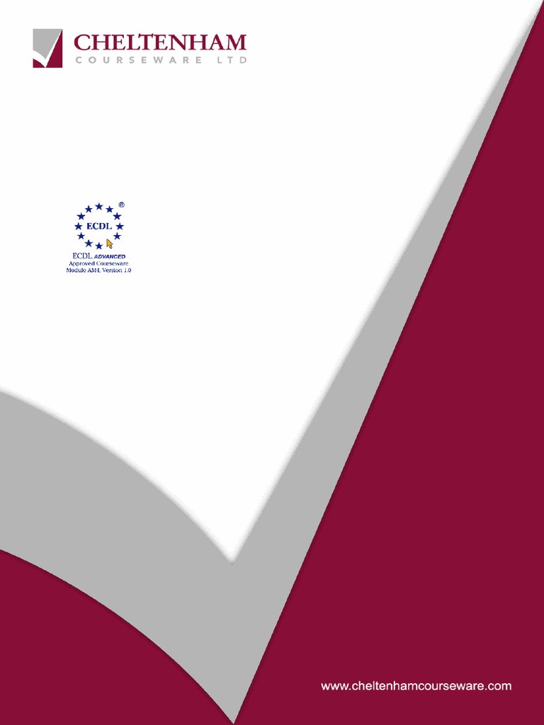 icdl-module4 Spreadsheets Excel | PDF | Comma Separated Values | Microsoft Excel