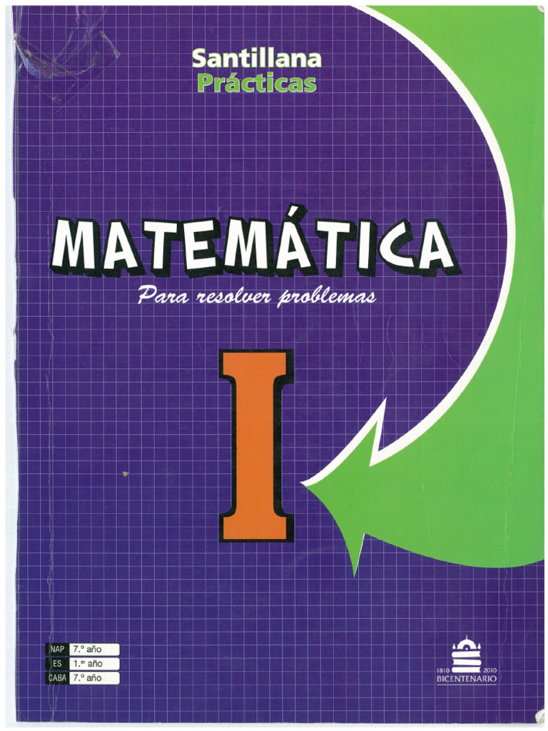 Matemática 1 - Prácticas - Santillana | PDF