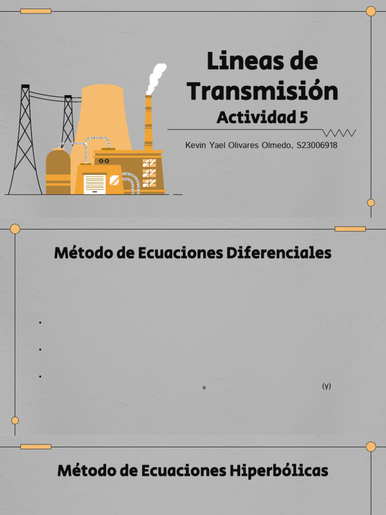 Lineas de Transmisión - Actividad 5 | PDF | Línea de transmisión | Ecuaciones