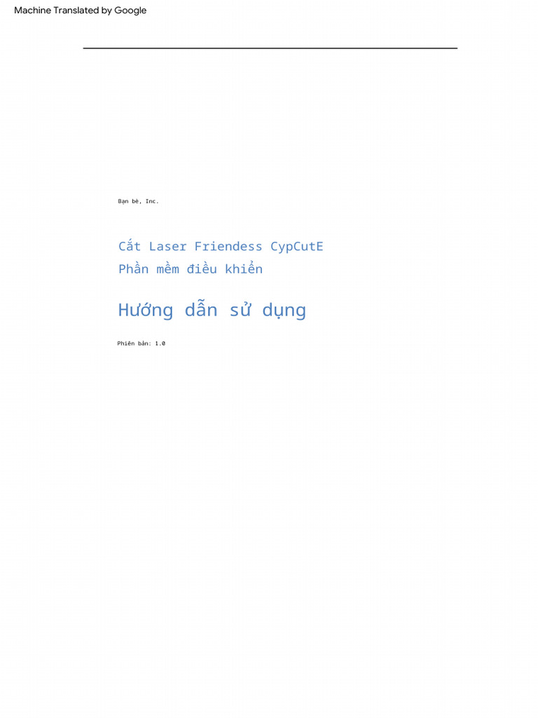 CypCutE User Manual 7.0 1 | PDF