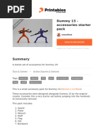 Dummy 13 Assembly Instructions | PDF