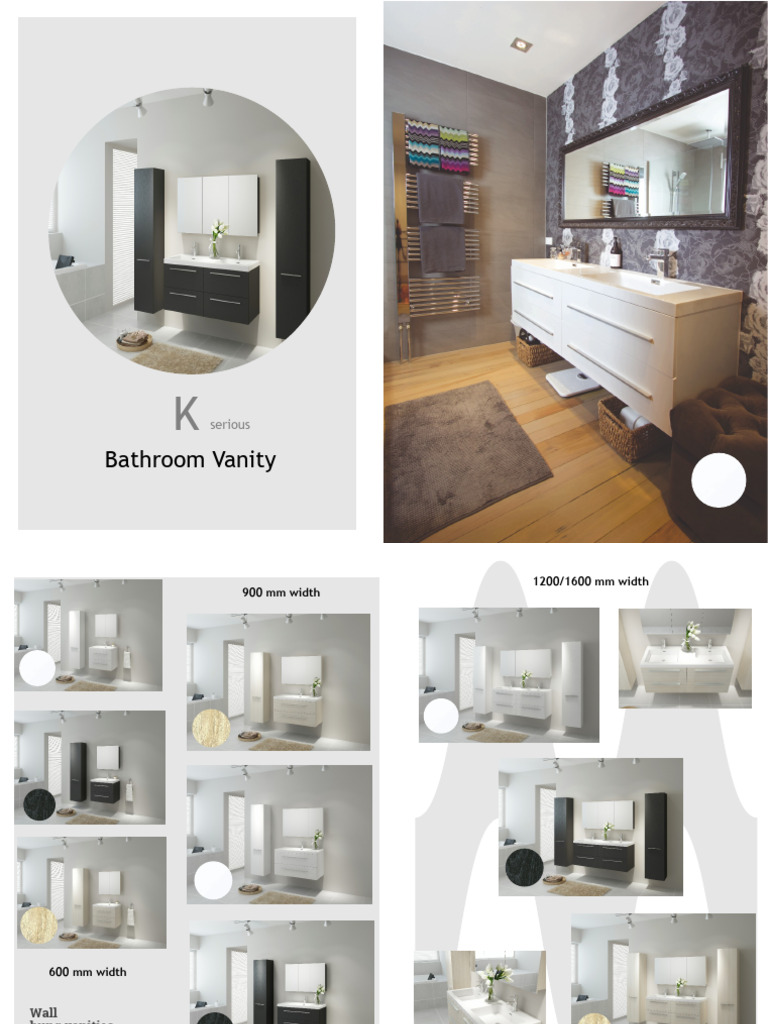Bathroom Furniture Catalogue Overview | PDF | Mirror | Equipment