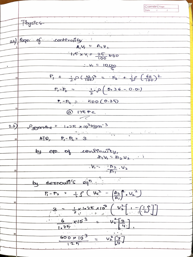 Fluids Worksheet VIG | PDF