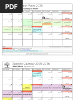 Enoch Calendar 2025 | PDF | Passover | Months Of The Hebrew Calendar