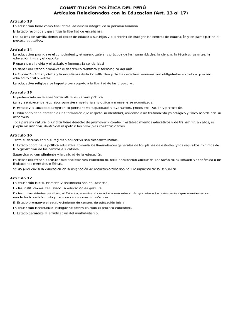 constitucion_educacion_peru | PDF