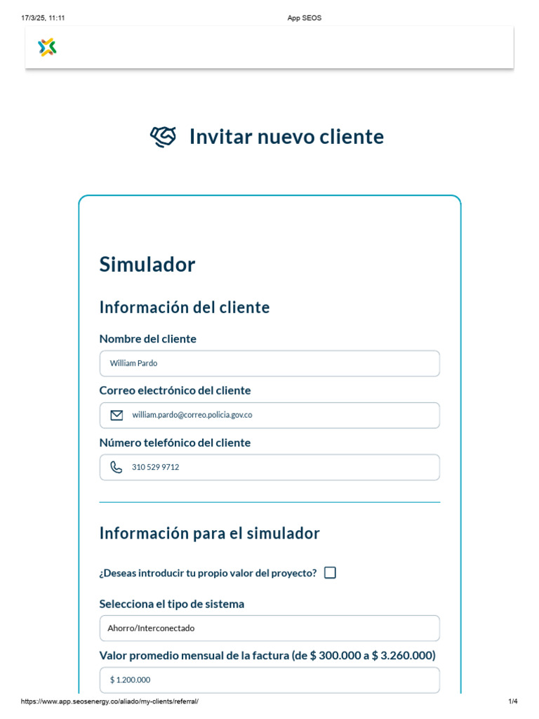 Cotización_seos_on-grid_william_pardo_1200000 | PDF | Informática | ciberespacio
