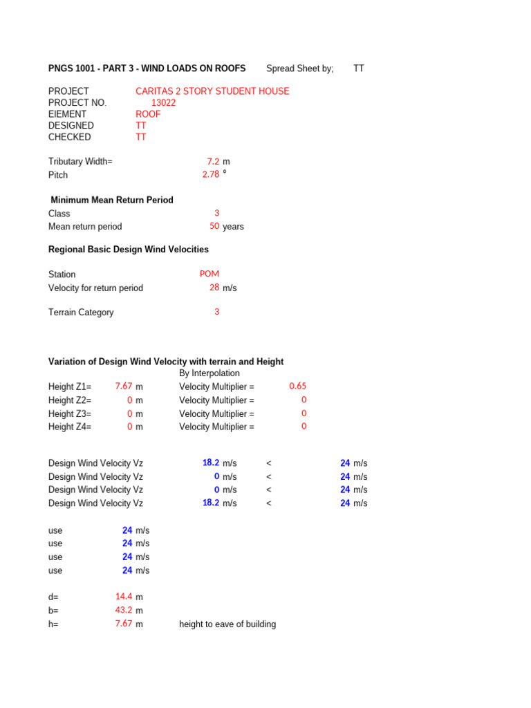 PNGS 1001 - Part 3 - WIND LOADS | PDF | Meteorological Phenomena | Meteorology