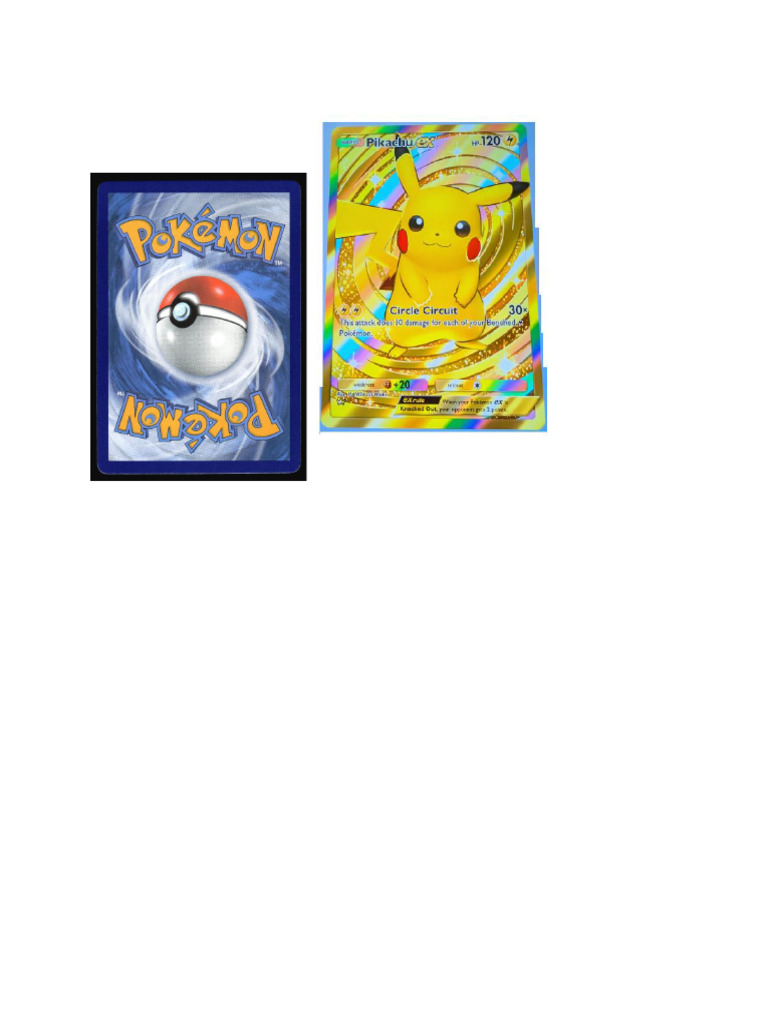 Pikachu TCGP CARD | PDF