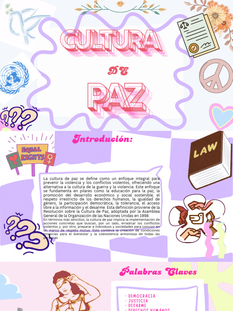 Purple and Pink Cute Career Planner Presentation | PDF | Paz ...