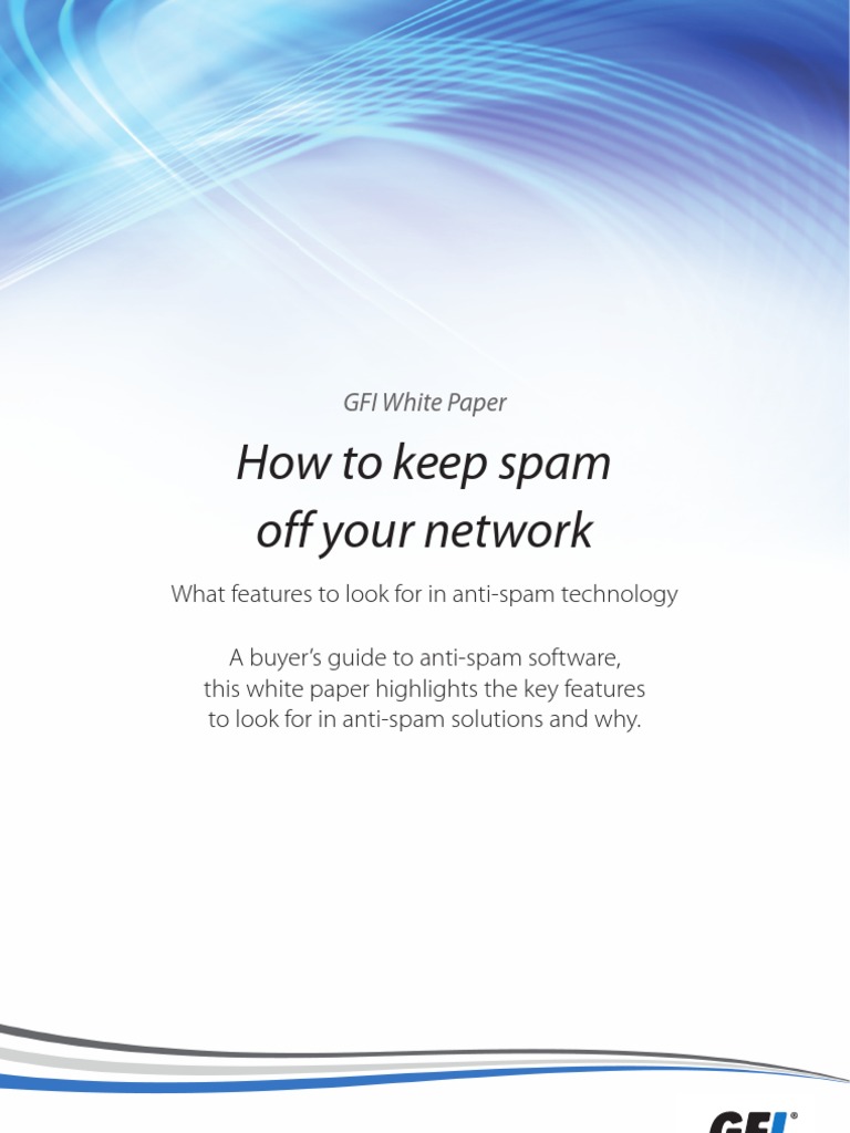 How To Keep Spam Off Your Network | PDF | Email Spam | Cyberwarfare