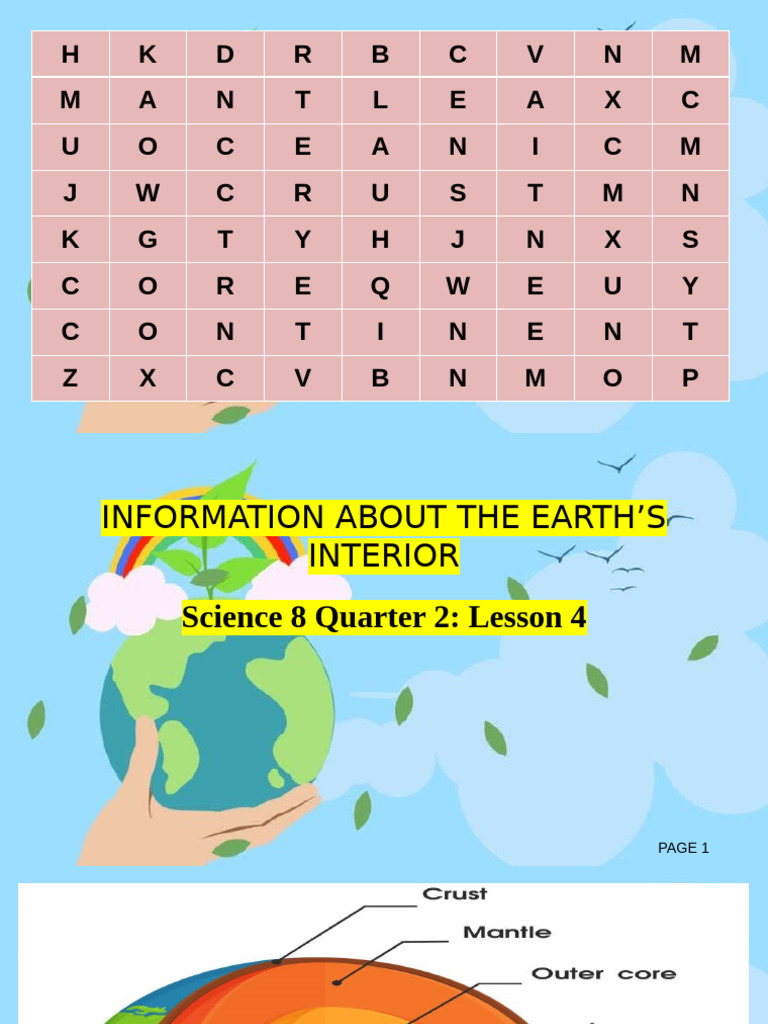 Earth's Interior Layers Explained | PDF | Earth | Planetary Core
