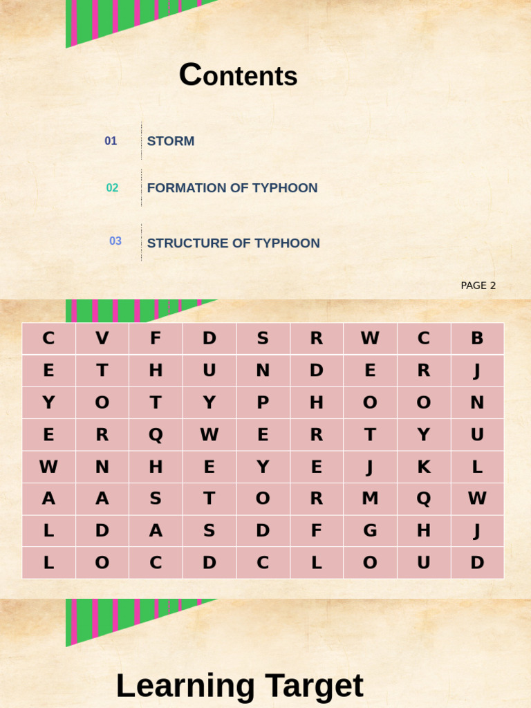 Lesson 5 6 & 7 - Development of Typhoon | PDF | Tropical Cyclones | Thunderstorm