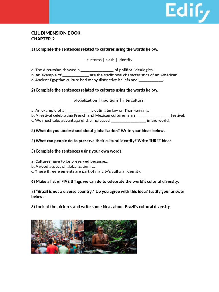 CLIL Book 6 Chapter 2 | PDF