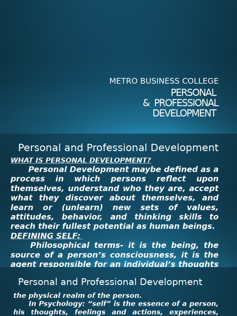 Personality Development | PDF | Thought | Nature Versus Nurture