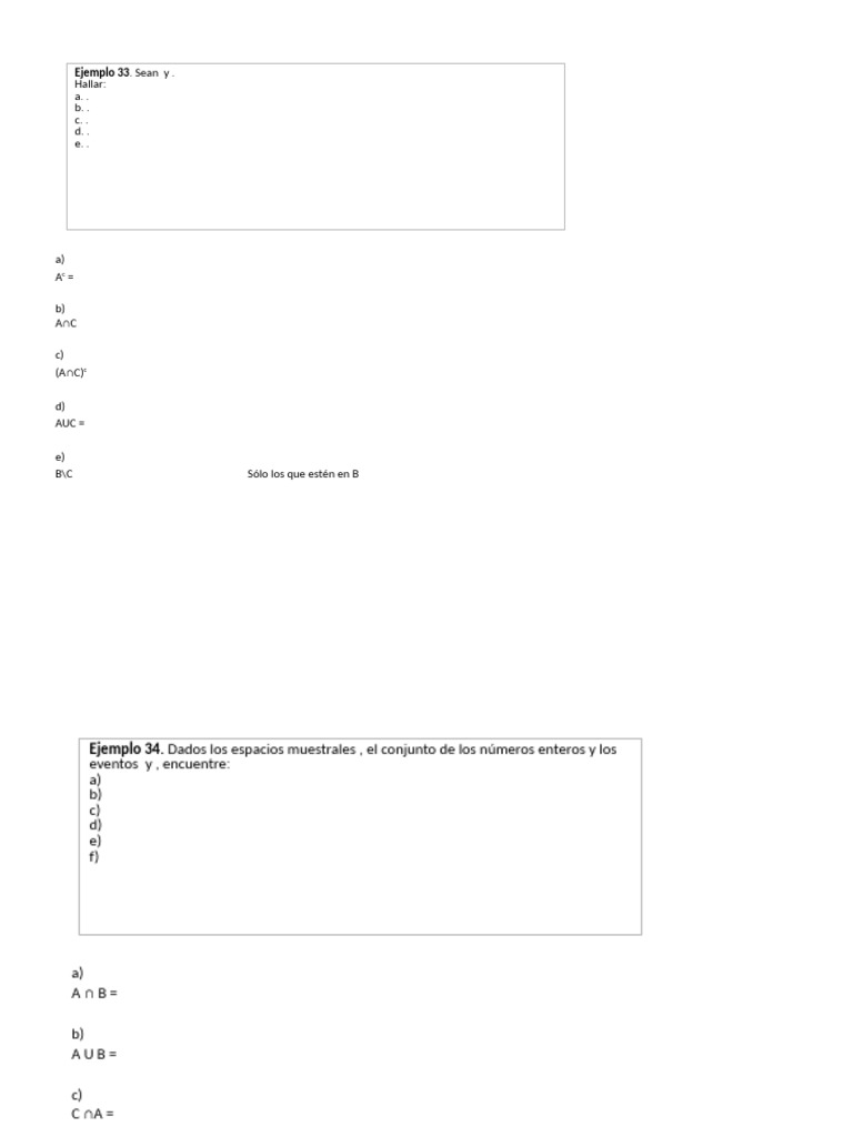 Unidad 2 Ejemplos PyE 2025 2B | PDF | Probabilidad | Teoría de probabilidad