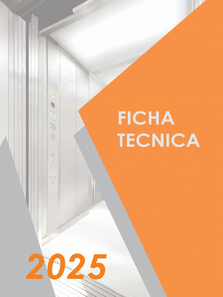 Ficha Tecnica y Certificado | PDF | Ascensor | Ingenieria Eléctrica