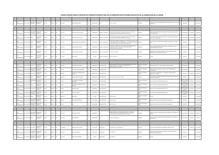 plazas_conv_018 | PDF | Lima | Aprendizaje