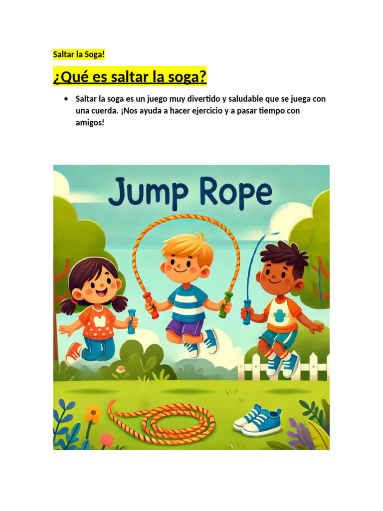 Saltar La Soga IVI | PDF